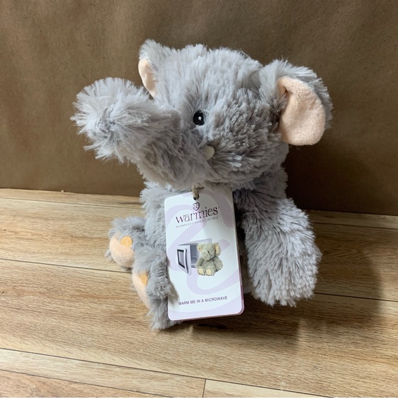 Other | New Warmies Elephant Jr Plush Microwaveable Heat Pad Lavender ...